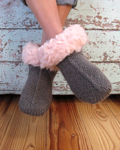 Fleeced Boots – Cocoknits